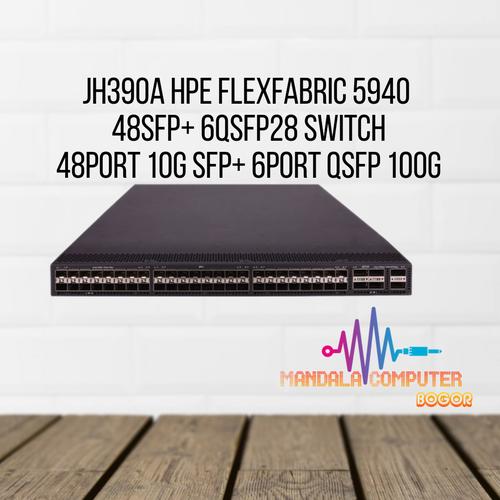 Jual HPE FlexFabric JH390A 5940 48 SFP+ 10G 6 QSFP 100G Managed Web ...
