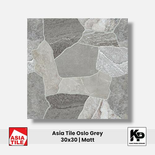 Jual Keramik ASIA TILE Oslo Grey 30x30 Cm - Jakarta Pusat - Putra Prabu ...