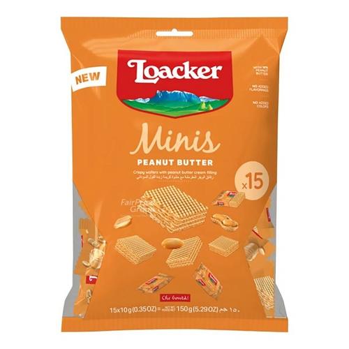 Jual LOACKER Classic Minis Biskuit Crispy Wafer Peanut Butter Biscuit ...