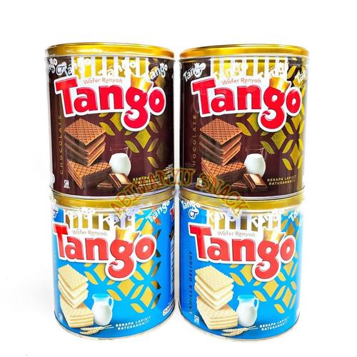 Jual WAFER TANGO RASA VANILLA | COKELAT | KEJU KALENG 315GR ROTI KALENG ...