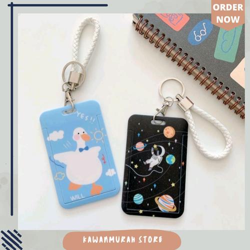 Jual ID Card Holder Motif Cartoon Lucu / Name Tag Holder Doraemon Astro ...