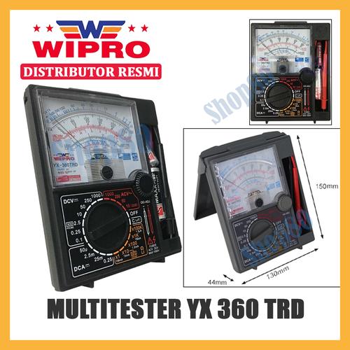 Jual Wipro Multitester Analog Avometer Multimeter Multi Tester XY360TRD ...