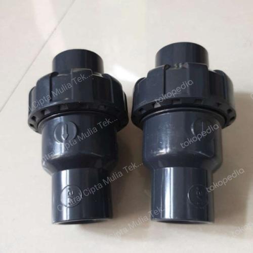 Jual Ball Chek Valve Single Watermur PVC 11/2" inch DN40 - Jakarta ...