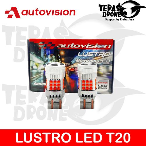 Jual Bohlam LED T20 W21W WY21W Autovision Lustro - Lampu Sein - Lampu Rem - Lustro Rem - Jakarta ...