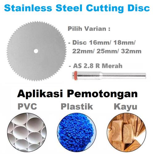 Promo Stainless Steel Cutting Disc Mata Gerinda Potong Mini Grinder PVC ...