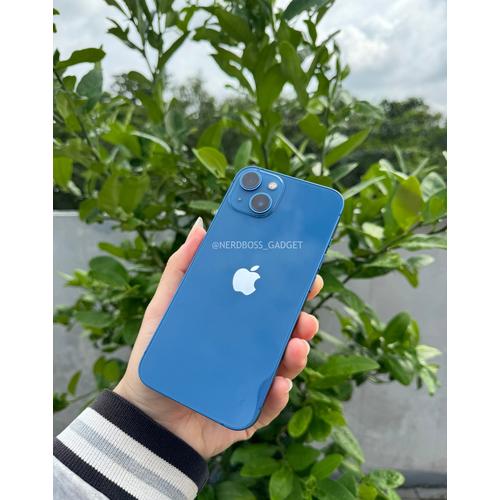 Jual APPLE IPHONE 13 BLUE 128GB ORIGINAL MULUS MANTAP FULLSET MURAH ...