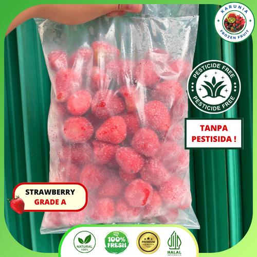 Promo STRAWBERRY FROZEN CURAH 1KG/ BUAH BEKU STRAWBERRY/ STROBERI BEKU ...