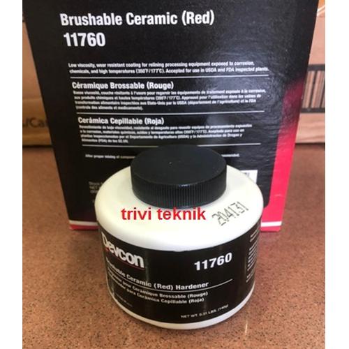 Jual brushable ceramic devcon 11760,lem epoksi pelapis - Merah ...