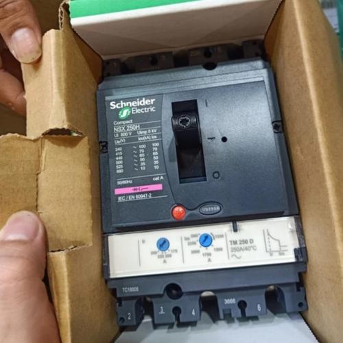 Jual MCCB NSX250H 70KA 3P-250A ( MANUAL) Schneider Original - Jakarta ...