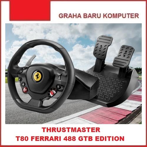 Jual Thrustmaster T80 Ferrari 488 GTB Racing Steering Wheel PS4 PC ...