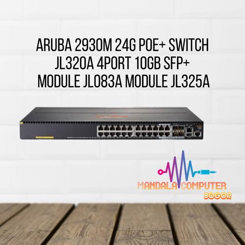 Jual HPE Aruba 2930M 24G PoE+ Switch JL320A 4Port 10Gb Sfp+ JL083A ...