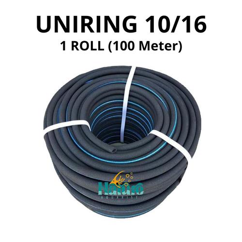 Jual Selang Uniring 10/16mm 1 Roll Aerasi Gelembung Udara Kolam Bioflok ...