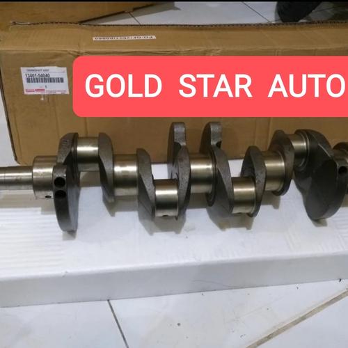 Jual CRANK SHAFT KRUK AS 8 LUBANG TOYOTA KIJANG 7K DIESEL LF80 MESIN 2L ...