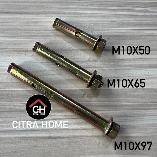 Promo Dynabolt Baut Beton Dinabol Anchor Baut M10x50 - M10x50 - Kota ...
