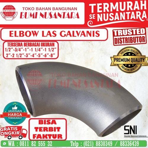 Jual Elbow Las Galvanis 1 1/2" 90 SGP Knee Welding Fitting Keni Lasbow Inch - 3/4" - Kab. Bekasi ...