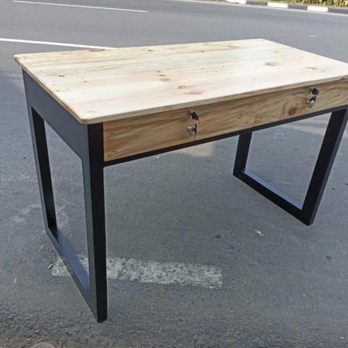 Jual MEJA TULIS MEJA DUA LACI MEJA KERJA UNTUK MEJA KOMPUTER MEJA ...