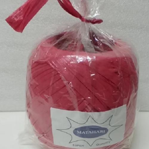 Jual Tali tambang Ikat plastik rafia rapia merah rafiah rapiah warna ...