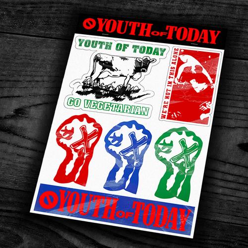 Jual YOUTH OF TODAY : Sticker Pack Band : YOUTH OF TODAY (BOOTLEG ...