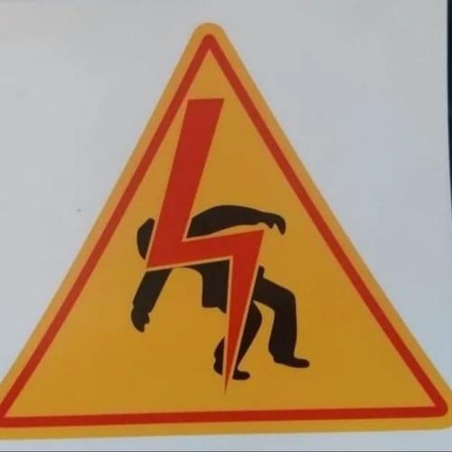 Jual STICKER SIGN AWAS BAHAYA LISTRIK K3 RAMBU SAFETY - Kota Medan ...