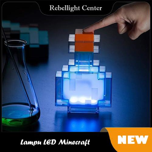 Jual Lampu LED Minecraft Potion Bottle Color Changing RGB - Jakarta ...