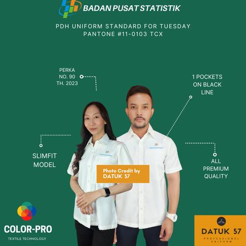 Jual Seragam Kemeja PDH BPS Badan Pusat Statistik Untuk Hari Selasa ...