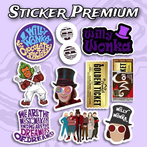 Jual Sticker Willy Wonka Chocolate Pack isi 10 Pcs Waterproof - Kota ...