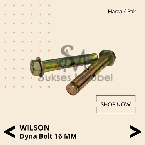 Jual DYNA BOLT WILSON 16MM = 1 PAK / BAUT BETON / RAMSET WILSON 16MM ...