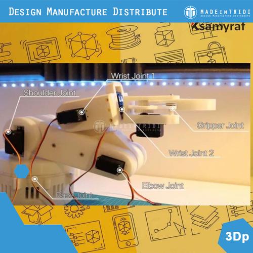 Jual Robotic arm turntable Arduino Project cocok untuk Tugas Akhir ...