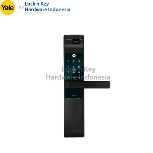 Promo YALE YDM7116A Kunci Pintu Digital Lock Fingerprint Matt Black ORI ...