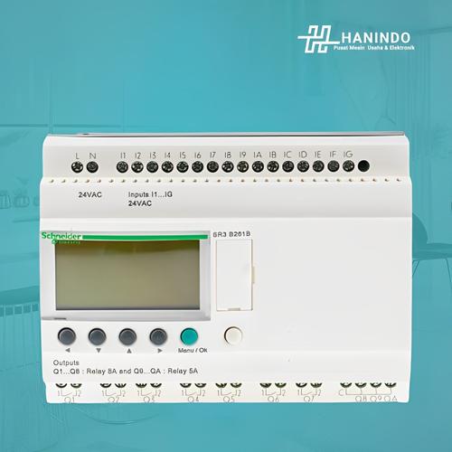 Jual Schneider Zelio SR 26 I/O Rel 24 VAC SR3 B261B / SR3B261B Original ...