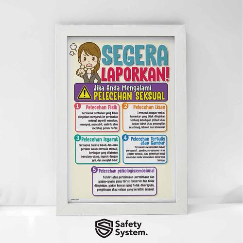 Jual Poster K3 Safety Segera Laporkan Jika Anda Mengalami Pelecehan ...