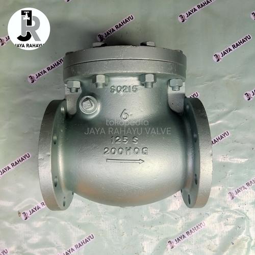 Jual Check valve TOYO RED WHITE 6 Inch Class 125S 200 WOG JIS 10K ...