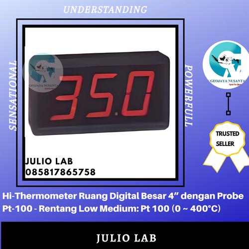 Jual Hi-Thermometer Ruang Digital Besar 4” dengan Probe Pt-100 - Kab ...