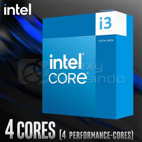 Promo Intel Core i3-14100 4 Cores 8 Treads LGA1700 Processor Cicil 0% ...