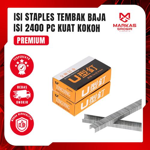 Promo MarkasGrosir isi Staples Tembak Isi Stapler Steples Baja 2400 pc ...