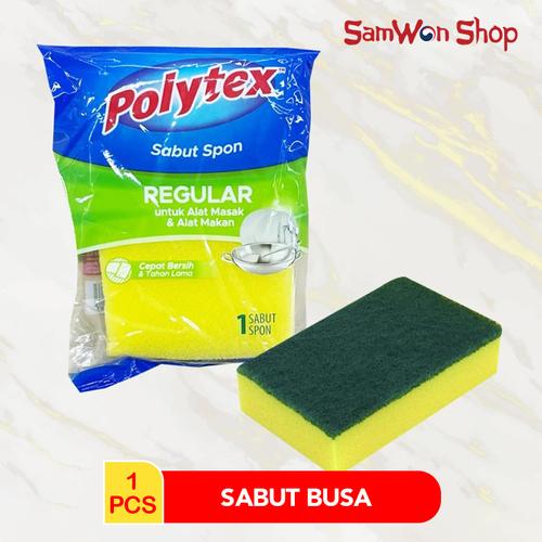 Jual SPONGE CUCI PIRING 1 PCS - SPONS SPON SABUT BUSA SERBAGUNA ...