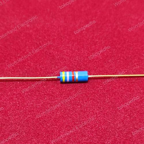 Jual Riken Carbon Film Resistor 4.7K 4K7 4,700 Ohms 1W RMG Series ...