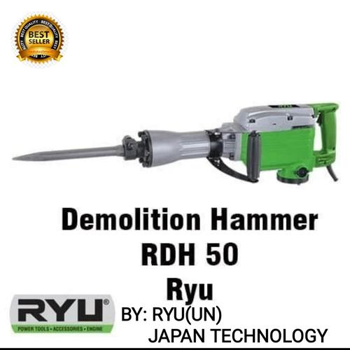 Jual Mesin Jack Hammer/Demolition Hammer RYU RDH50 By RYU Japan ...
