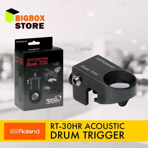 Promo Roland RT-30HR Acoustic Dual Snare Zone Drum Trigger Hybrid ...