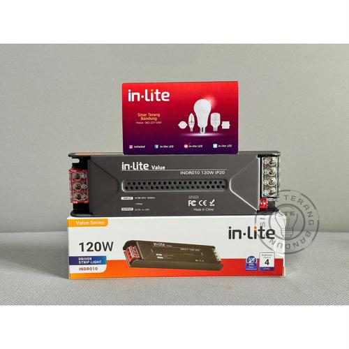 Jual ADAPTOR DRIVER PSU TRAFO LED STRIP INLITE 10A 12V 120W - INDR010 ...