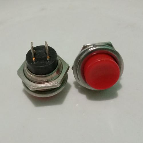 Jual Push On BESI Bulat Besar BESI Saklar Push On Bulat Merah 2 Pin ...