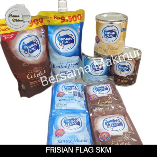 Jual Susu bendera Frisian Flag SKM kental manis - Sachet 6's biru ...