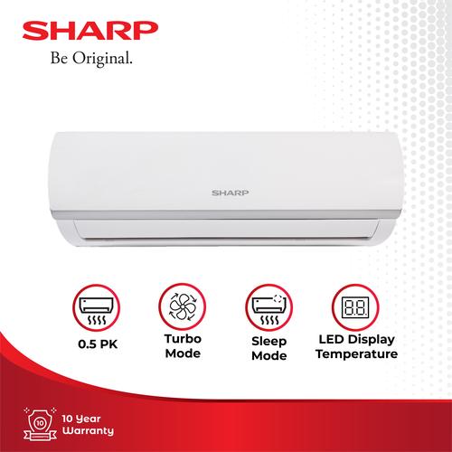 Jual SHARP AHA5ZCY AIR CONDITIONER | AC 1/2 PK TURBO COOL - Kota ...