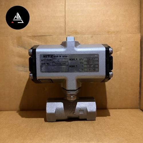 Jual Ball valve kitz actuator pneumatic 1" inch UTE ss316 - Jakarta ...