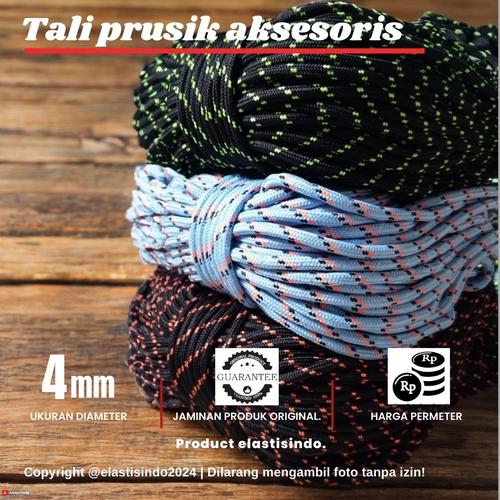 Jual Tali prusik tali gelang tali aksesoris permeter - Biru langit ...