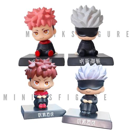 Jual Bobble Head Itadori Yuji Gojo Satoru Jujutsu Kaisen Action Figure ...