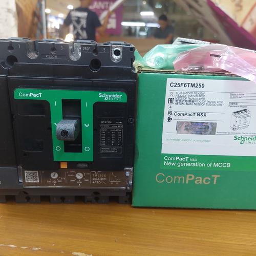 Jual MCCB NSX250F 4P-250A-4P-200A 36KA Schneider Original - Jakarta ...