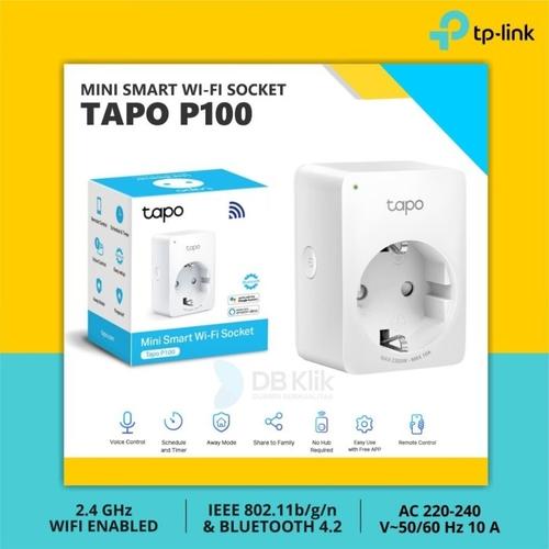 Jual TP-Link TAPO P100 Mini Smart WiFi Socket - TP Link TAPO P 100 ...