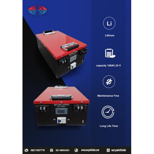 Jual Baterai Lithium LiFePO4 150Ah 24V Support PLTS - Kab. Bekasi ...