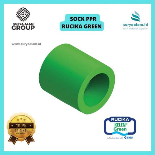 Jual SOCK PPR 3/4" RUCIKA KELEN | COUPLER PPR 25 MM RUCIKA GREEN - Kota ...